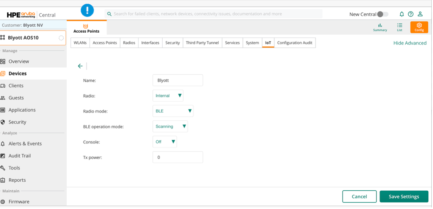 Aruba Central Configuration Manual – ArubaOS 10.x