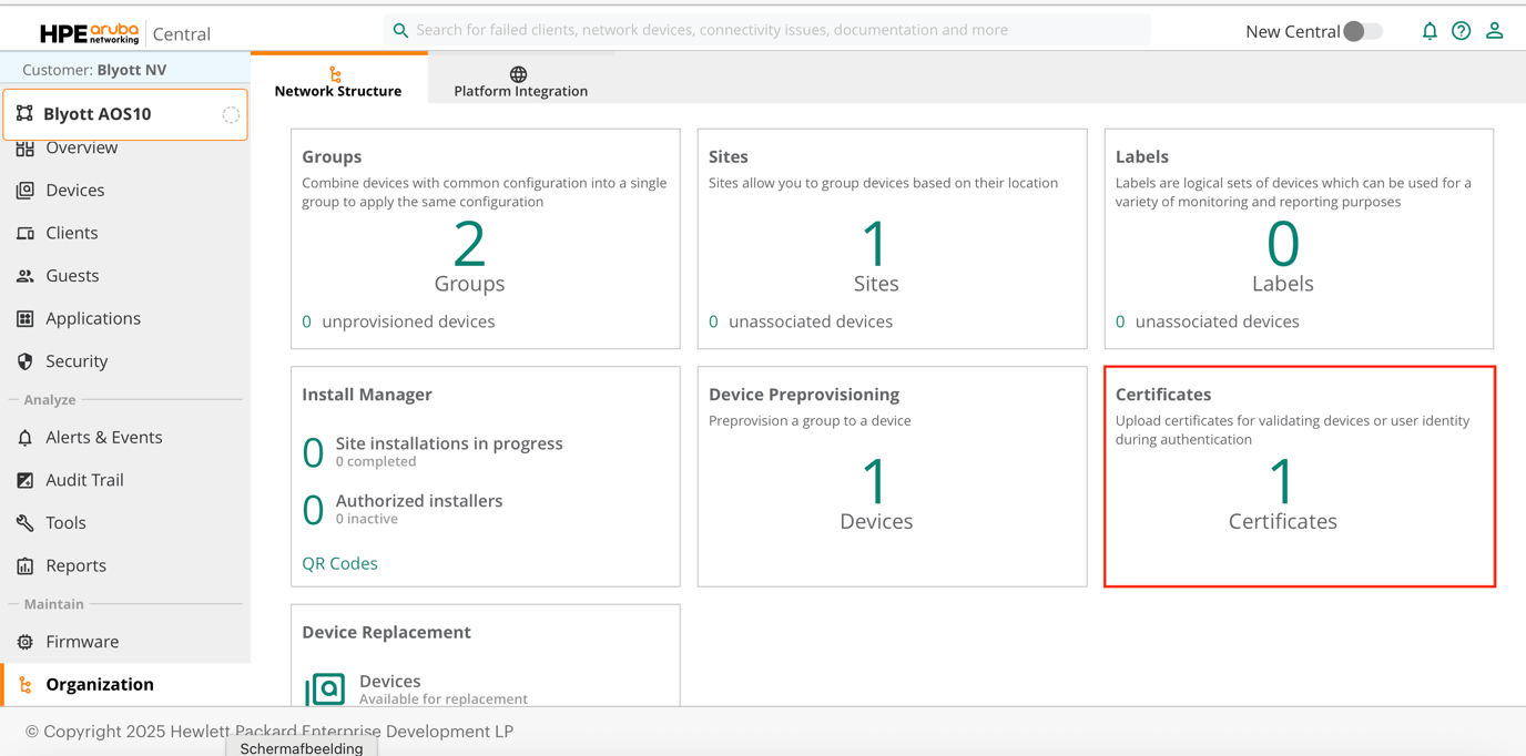 Aruba Central Configuration Manual – ArubaOS 10.x