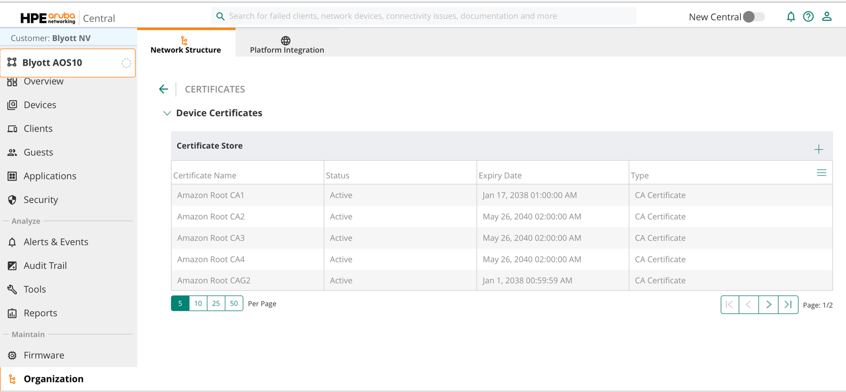 Aruba Central Configuration Manual – ArubaOS 10.x