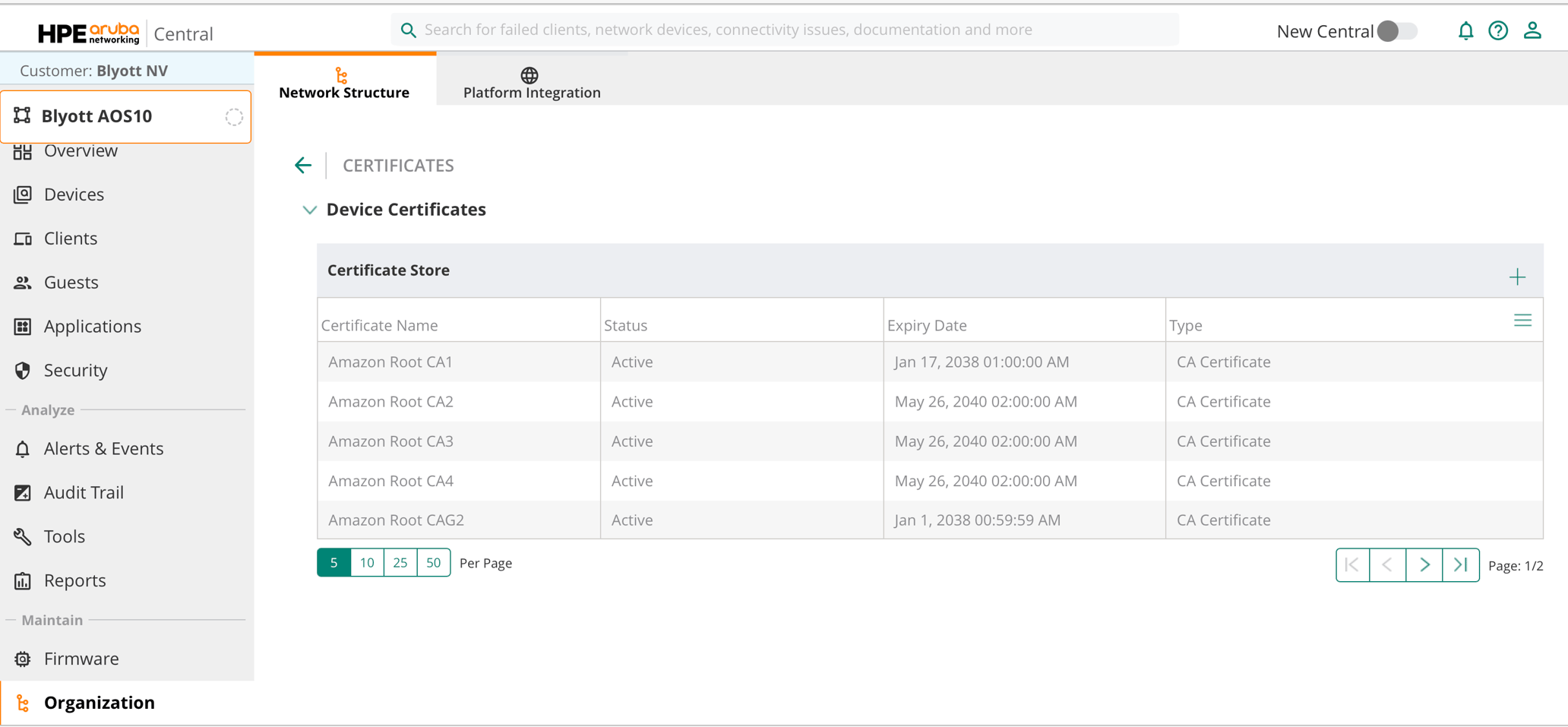 Aruba Central Configuration Manual – ArubaOS 10.x